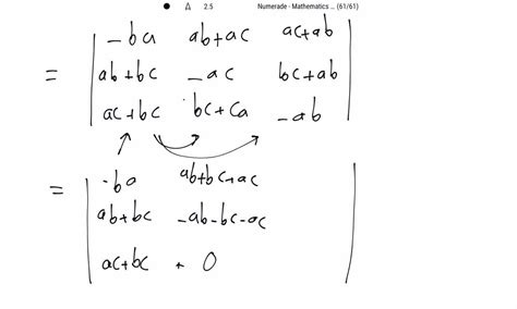 Solved The Value Of The Determinant B C B B C C B C A A C A C C A C A A B B A B