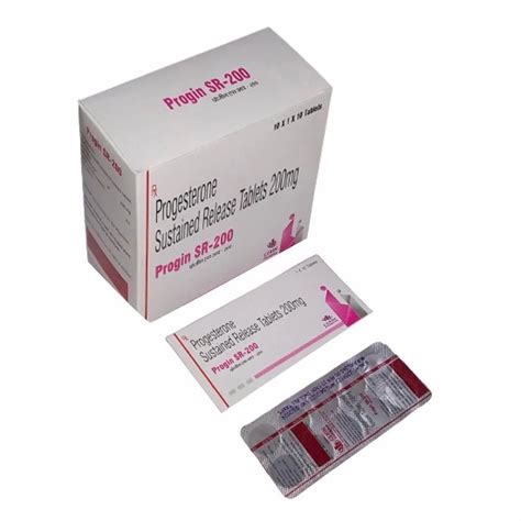 200mg Progesterone Sustained Release Tablets At ₹ 2600 Box Progesterone Sustained Release
