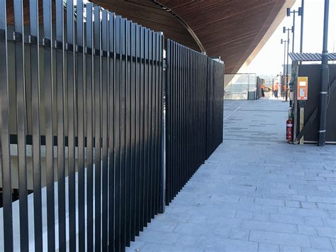 Innovative Metal Vertical Slat Fences Fence Depot