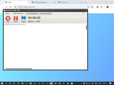 Stop Watch And Hours By Html Css Javascript Mohamed Sameh
