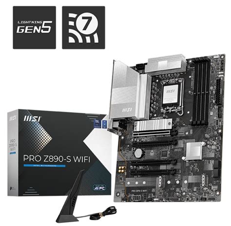 Mainboard Msi Pro Z890 S Wifi Ddr5 Intel Vietrender Workstation Hi End Gaming And Console