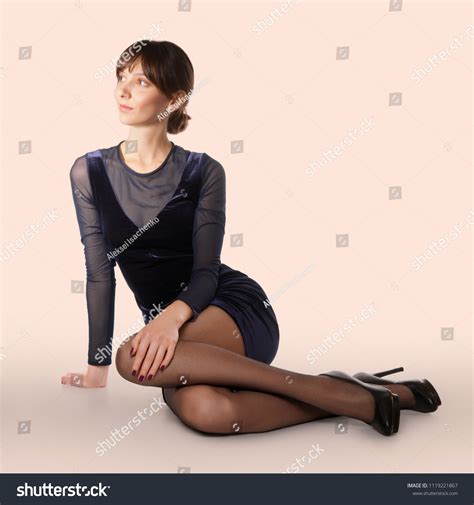 Layout Packing Pantyhose Pretty Girl Long Stock Photo Edit Now