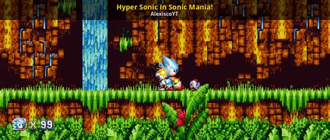Hyper Sonic In Sonic Mania Mod For Sonic Mania Sm Mods