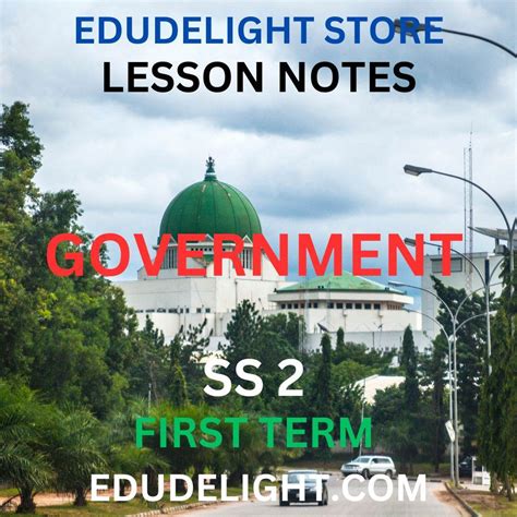 Government Lesson Notes For Sss2 First Term Edudelight Store