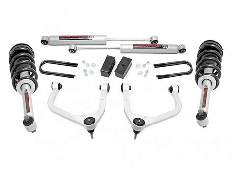 Rough Country Sierra 1500 350 Inch Suspension Lift Kit With N3 Struts