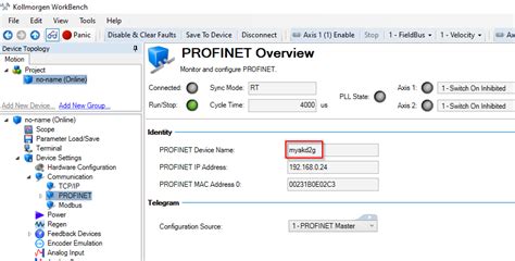 Assign Profinet Device Name
