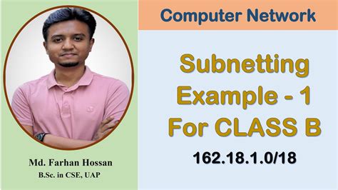 Lec 50 Subnetting Example 1 For Class B Computer Network Bangla Tutorial Youtube