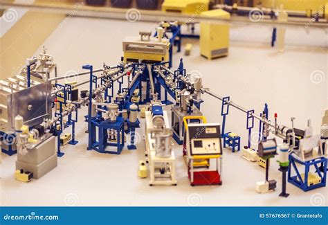 Model Of A Particle Accelerator Stock Image Image Of Energy Elements