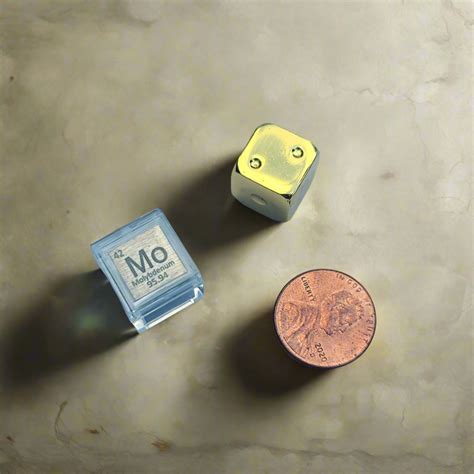10mm 999 Fine Molybdenum Elemental Cube In Protective Case Grimm Metals