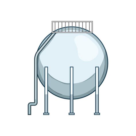 Refinery Oil Tank Storage Cartoon Illustration 52024787 Vector Art At
