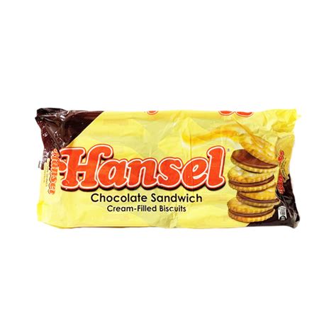 Rebisco Hansel Sandwich Chocolate 10s
