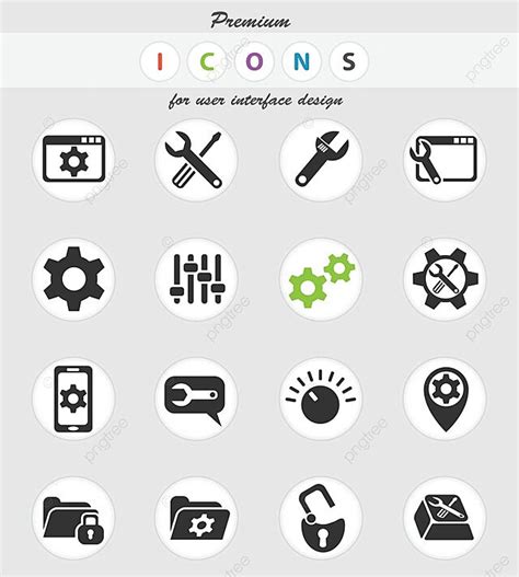 Settings Icon Set Window Vector Screwdriver Vector Window Vector Screwdriver Png And Vector