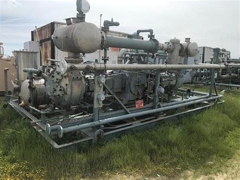 Used Gardner Denver Model Mlgb 250 Hp Motor Two Stage Digester Gas