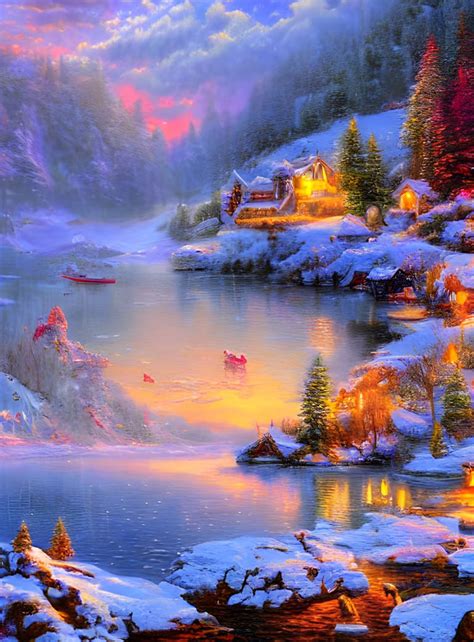 Ai Art Winter By Habaricszs On Deviantart