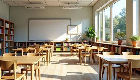 Bright And Inviting Classroom With Natural Light Learning Environment