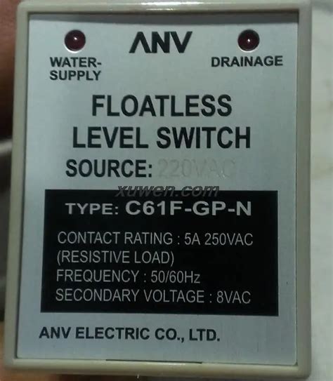Free Shipping AC V Liquid Control Relay Floatless Level Switch Pin C F GP N In Switches