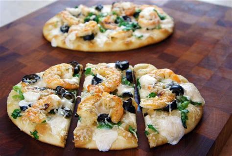 Grilled Shrimp Pizza Amateurkitchentv