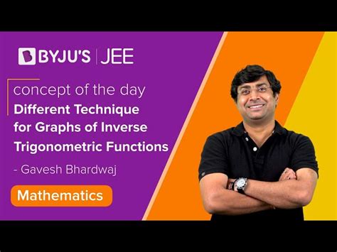 graphs of inverse trigonometric function representation