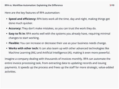 Rpa Vs Workflow Automation Explaining The Differencepdf Technology