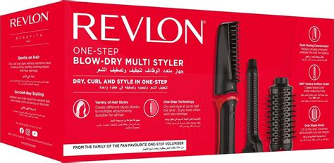 Revlon One Step Blow Dry Multi Styler 3 In 1 Dry Curl And Volumizer With 3 Attachments