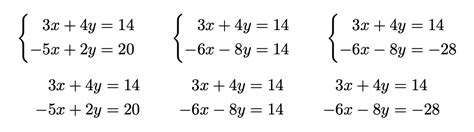 Horizontal Alignment Multiple Systems Of Equations In One Line TeX LaTeX Stack Exchange