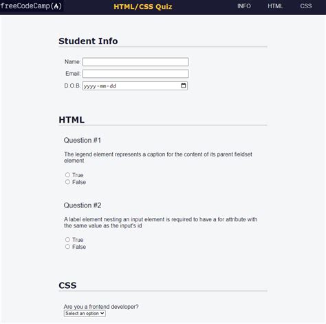 GitHub Tiagoc Sta Acessibility Quiz Learn Accessibility By Building A Quiz FreeCodeCamp