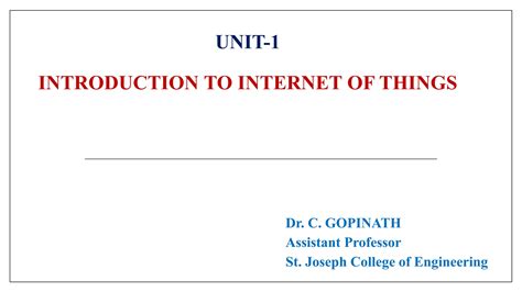 Ocs352 Iot Unit 1pdf