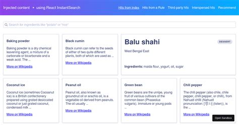 Injected Content Codesandbox
