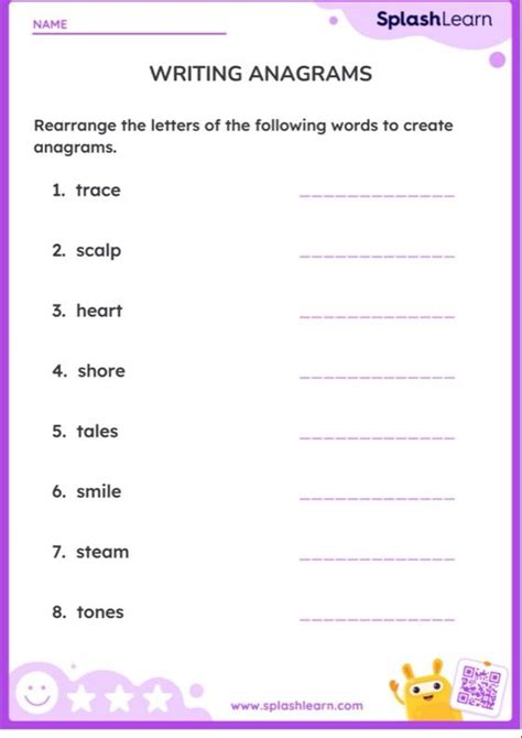 Word Puzzles Worksheets Free And Printable Splashlearn