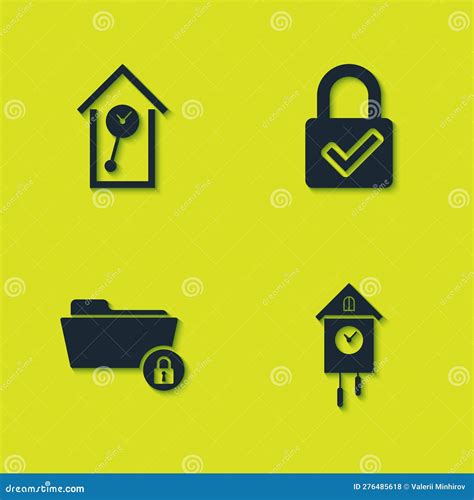 set lock and check mark cloud api interface folder lock and retro