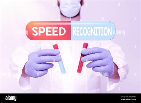 Text Sign Showing Speed Recognition Internet Concept Technology Used To Detect And Recognize