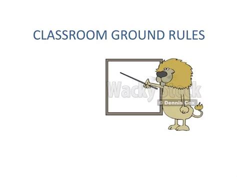 Ppt Classroom Ground Rules Powerpoint Presentation Free Download Id2767690