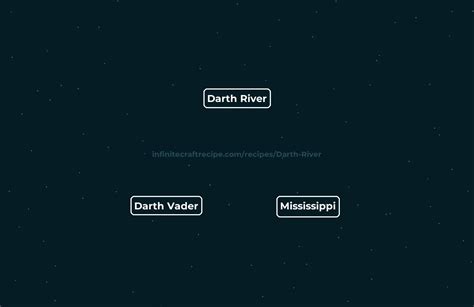 🌌 darth river recipe how to make darth river in infinite craft