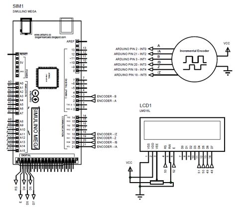 Esquema ligação Arduino encoder Programação I
