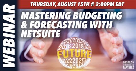 Webinar Mastering Budgeting And Forecasting With Netsuite