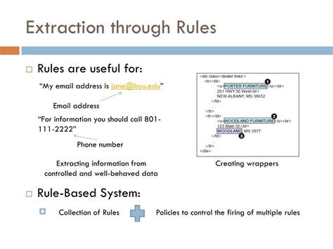 Ppt Entity Extraction Rule Based Methods Powerpoint Presentation