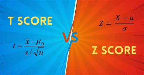What Is The Difference Between T Score VS Z Score StatAnalytica