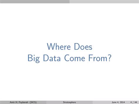 The Stratosphere Big Data Analytics Platform Ppt