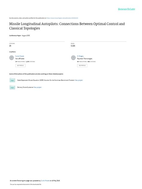 Optimalapproachautopilottopologies Copy Copy Pdf Optimal