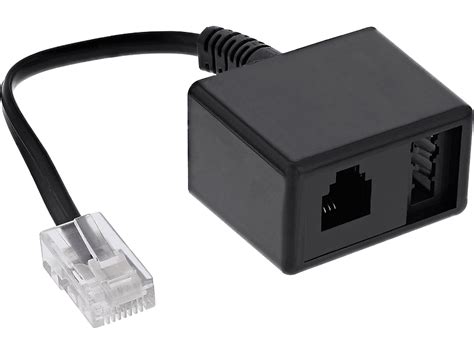 Inline Inline® Tae Adapterkabel Rj45 Stecker Auf Tae N And Rj11 Buchse