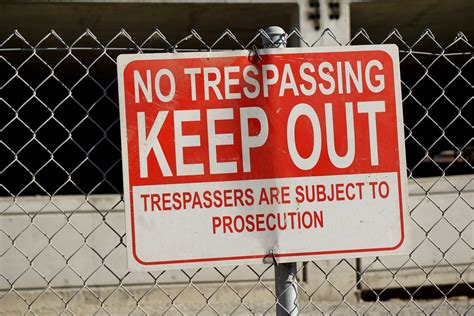 What Are The Three Types Of Trespassing Michael Alarid