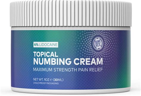 Numbrx Premium Pain Relief Cream Topical Anesthetic