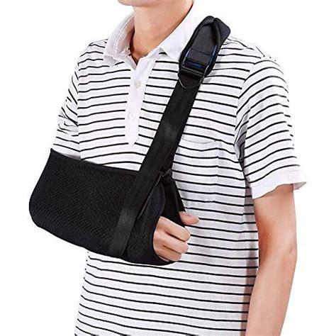 Doact Arm Sling For Shoulder Injury Adjustable Arm Support For Left And