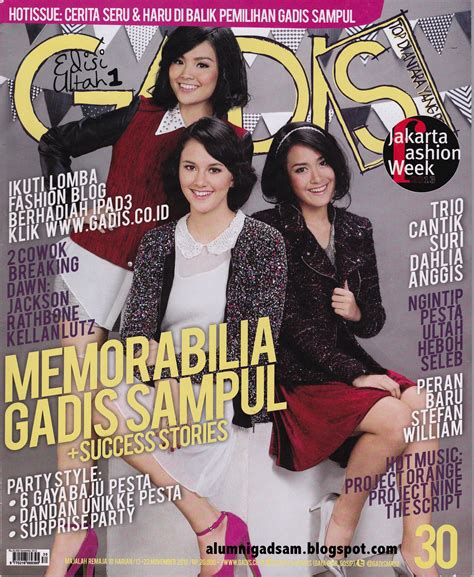 Alumni Gadis Sampul Sampul Gadis 30 Tahun 2012