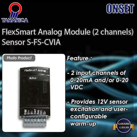 FlexSmart Analog Module 2 Channels Sensor S FS CVIA PT TAHARICA