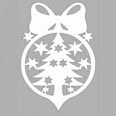 Трафареты шары на Новый 2026 год вытынанки на окна шаблоны для вырезания