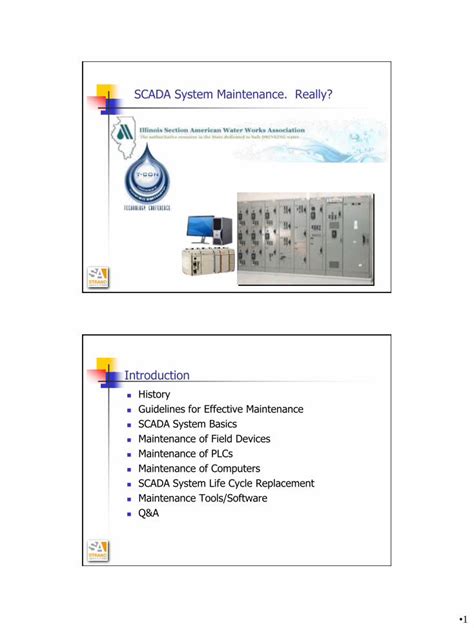 Pdf Scada System Maintenance Really · •5 Scada System Basics