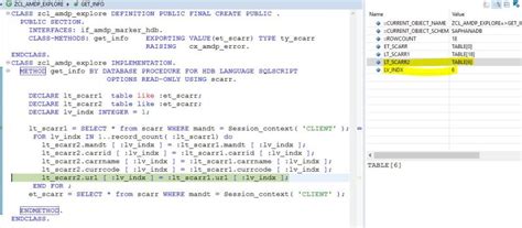 Hana Sql Internal Table With More Operations Sapcodes