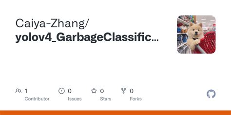 Github Caiya Zhang Yolov Garbageclassification