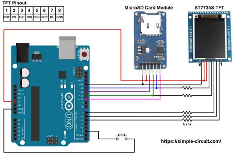 Draw Bitmap Images On ST7735 TFT With Arduino And SD Card